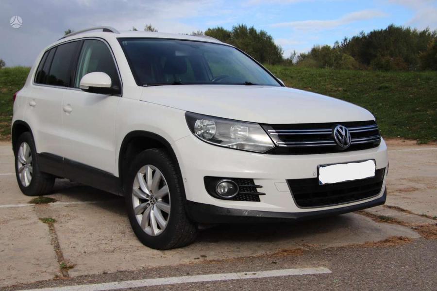 Balts Volkswagen Tiguan 2013 Kauņa, ar dzinēja tilpumu 1.97 L un nobraukumu 303 tūkst. km par 6200 €, foto 1 vietnē AUTOMOTO.COM.LV