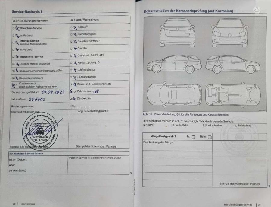 White Volkswagen Tiguan 2013 in Siauliai, with an engine capacity of 1.97 L and mileage of 234 thousand km for 9200 €, photo 37 on AUTOMOTO.COM.LV