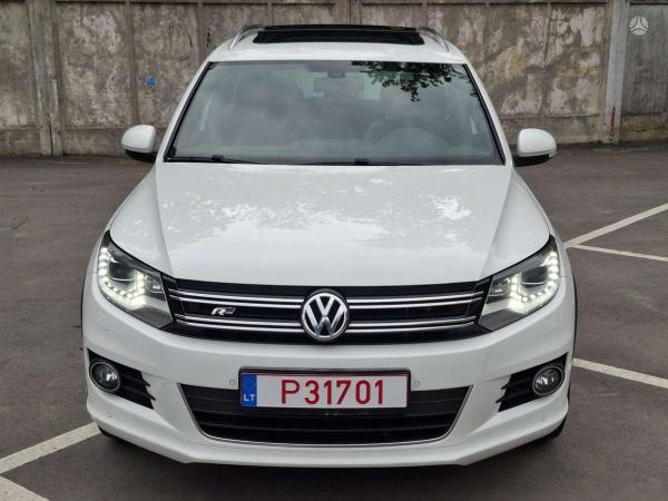 White Volkswagen Tiguan 2013 in Vilnius, with an engine capacity of 1.97 L and mileage of 244 thousand km for 10400 €, photo 8 on AUTOMOTO.COM.LV