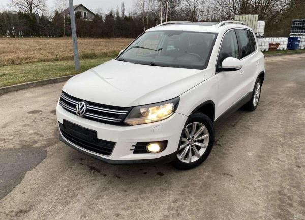 Balts Volkswagen Tiguan 2014 Tauragė, ar dzinēja tilpumu 1.97 L un nobraukumu 267 tūkst. km par 7900 €, foto 1 vietnē AUTOMOTO.COM.LV