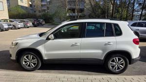 White Volkswagen Tiguan 2014 in Kaunas, with an engine capacity of 1.97 L and mileage of 164 thousand km for 9650 €, photo  on AUTOMOTO.COM.LV