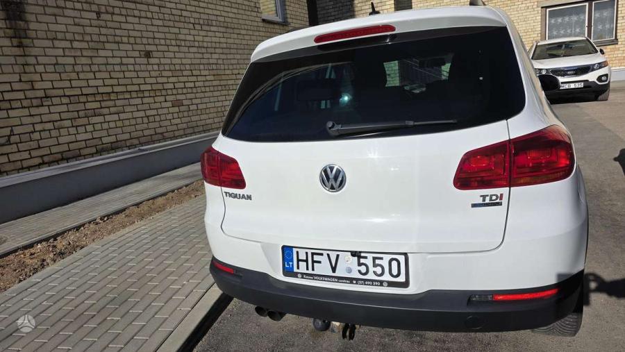 Balts Volkswagen Tiguan 2014 Kauņa, ar dzinēja tilpumu 1.97 L un nobraukumu 164 tūkst. km par 9650 €, foto 5 vietnē AUTOMOTO.COM.LV