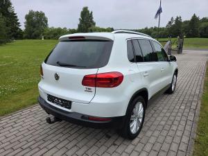White Volkswagen Tiguan 2014 in Telschi, with an engine capacity of 1.39 L and mileage of 220 thousand km for 9200 €, photo 4 on AUTOMOTO.COM.LV