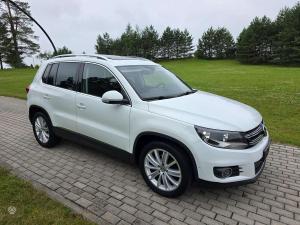 White Volkswagen Tiguan 2014 in Telschi, with an engine capacity of 1.39 L and mileage of 220 thousand km for 9200 €, photo 9 on AUTOMOTO.COM.LV