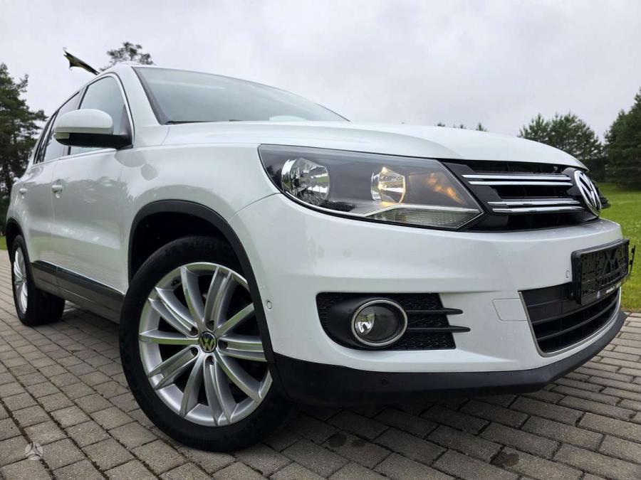 White Volkswagen Tiguan 2014 in Telschi, with an engine capacity of 1.39 L and mileage of 220 thousand km for 9200 €, photo 43 on AUTOMOTO.COM.LV