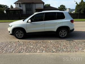 Balts Volkswagen Tiguan 2014 Rīga, ar dzinēja tilpumu 2.00 L un nobraukumu 130 tūkst. km par 9200 €, foto  vietnē AUTOMOTO.COM.LV