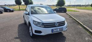White Volkswagen Tiguan 2014 in Kaunas, with an engine capacity of 2.00 L and mileage of 182 thousand km for 8600 €, photo  on AUTOMOTO.COM.LV