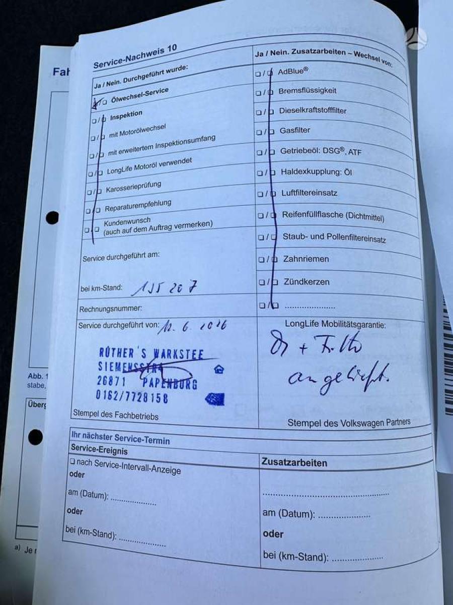 Белый Фольксваген Тигуан 2014 в Мариямполе, объемом двигателя 1.97 л и пробегом 136 тыс. км за 8700 €, фото 28 на AUTOMOTO.COM.LV