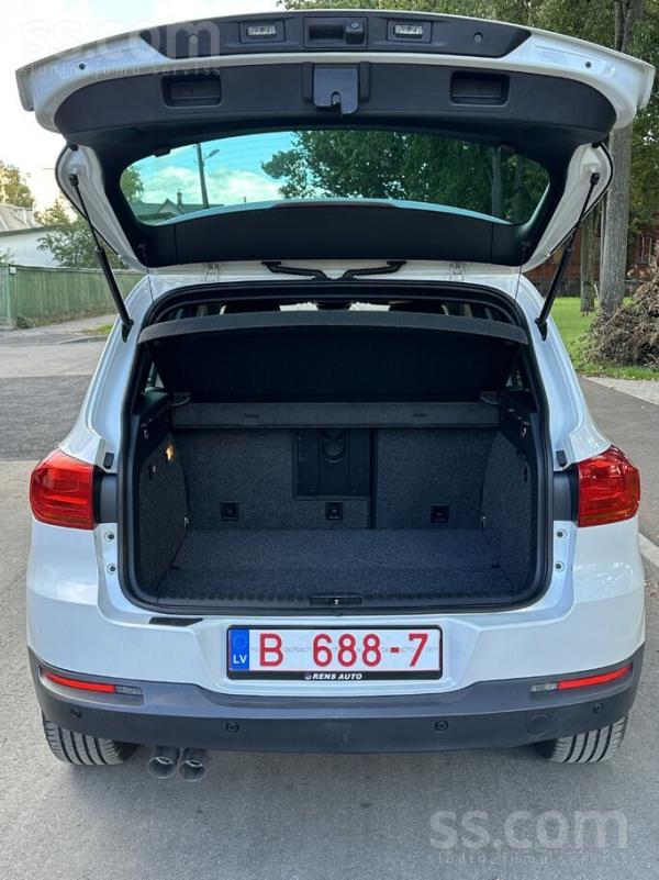 Balts Volkswagen Tiguan 2015 Daugavpils, ar dzinēja tilpumu 2.00 L un nobraukumu 191 tūkst. km par 12500 €, foto 8 vietnē AUTOMOTO.COM.LV