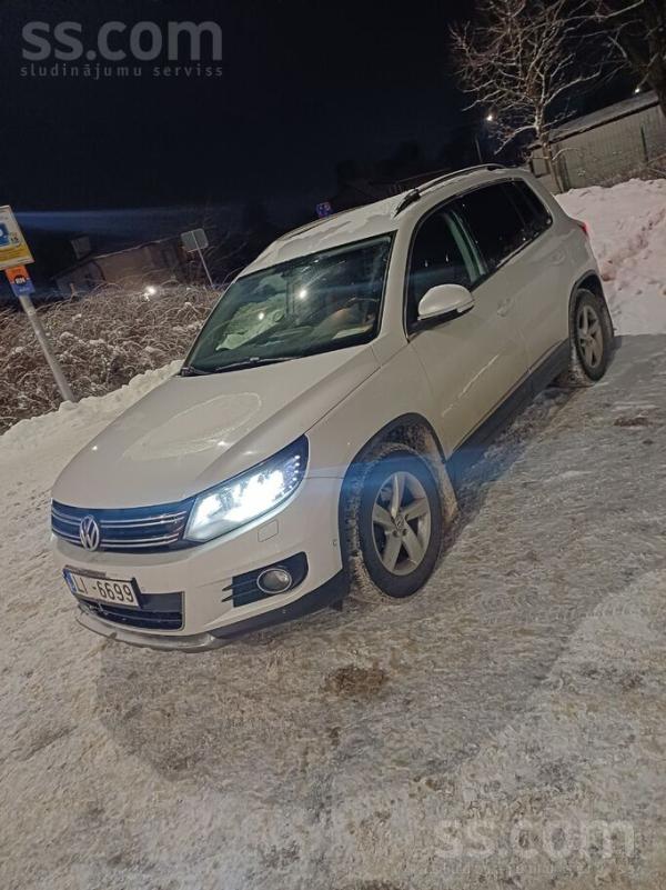 Balts Volkswagen Tiguan 2016 Rīga, ar dzinēja tilpumu 1.40 L un nobraukumu 193 tūkst. km par 8900 €, foto 1 vietnē AUTOMOTO.COM.LV