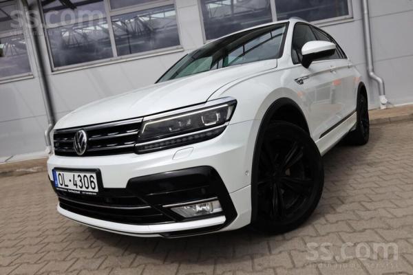 White Volkswagen Tiguan 2016 in Riga, with an engine capacity of 2.00 L and mileage of 0 thousand km for 16995 €, photo 2 on AUTOMOTO.COM.LV