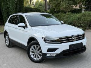White Volkswagen Tiguan 2016 in Prienai, with an engine capacity of 1.97 L and mileage of 165 thousand km for 14950 €, photo 8 on AUTOMOTO.COM.LV