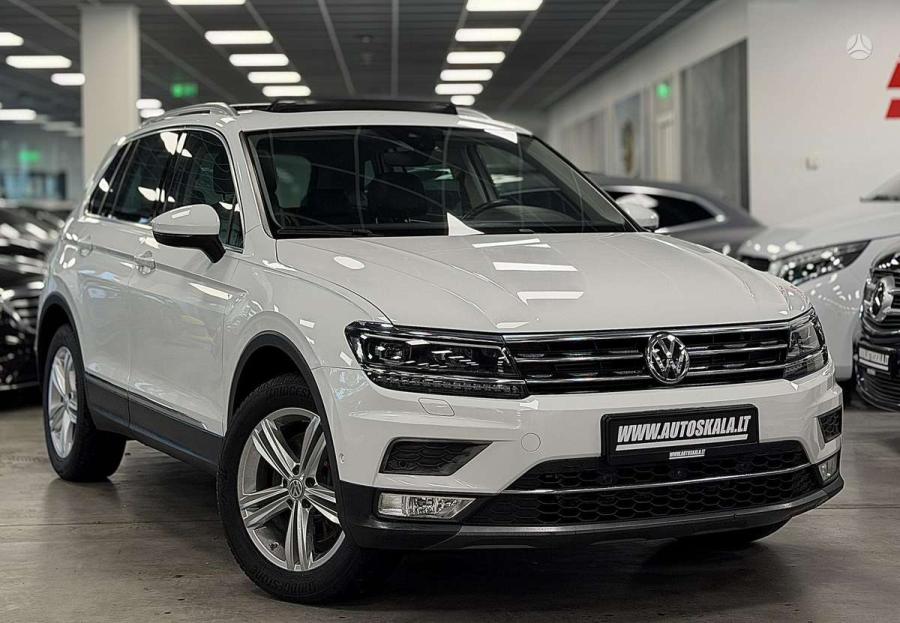 White Volkswagen Tiguan 2016 in Klaipeda, with an engine capacity of 1.98 L and mileage of 279 thousand km for 14950 €, photo 25 on AUTOMOTO.COM.LV