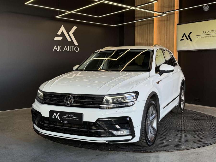 White Volkswagen Tiguan 2016 in Kaunas, with an engine capacity of 1.97 L and mileage of 181 thousand km for 17490 €, photo 6 on AUTOMOTO.COM.LV