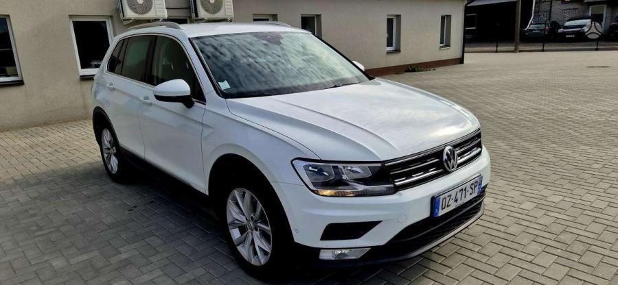White Volkswagen Tiguan 2016 in Taurage, with an engine capacity of 1.97 L and mileage of 257 thousand km for 11100 €, photo 5 on AUTOMOTO.COM.LV