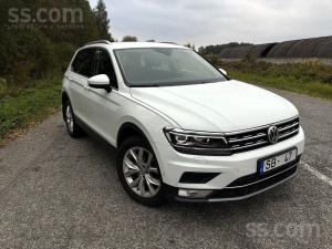 White Volkswagen Tiguan 2016 in Riga, with an engine capacity of 2.00 L and mileage of 190 thousand km for 14500 €, photo 3 on AUTOMOTO.COM.LV