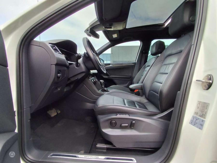 Balts Volkswagen Tiguan 2017 Šauļi, ar dzinēja tilpumu 1.97 L un nobraukumu 188 tūkst. km par 15900 €, foto 10 vietnē AUTOMOTO.COM.LV