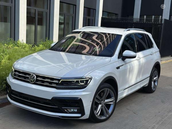 White Volkswagen Tiguan 2017 in Vilnius, with an engine capacity of 1.98 L and mileage of 168 thousand km for 16900 €, photo 1 on AUTOMOTO.COM.LV
