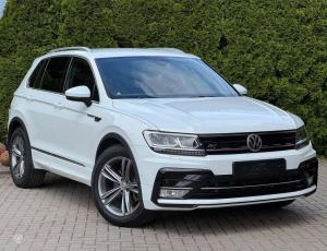 White Volkswagen Tiguan 2017 in Jonava, with an engine capacity of 1.97 L and mileage of 221 thousand km for 16700 €, photo 5 on AUTOMOTO.COM.LV