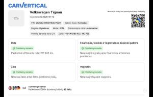 White Volkswagen Tiguan 2017 in Jonava, with an engine capacity of 1.97 L and mileage of 221 thousand km for 16700 €, photo 27 on AUTOMOTO.COM.LV