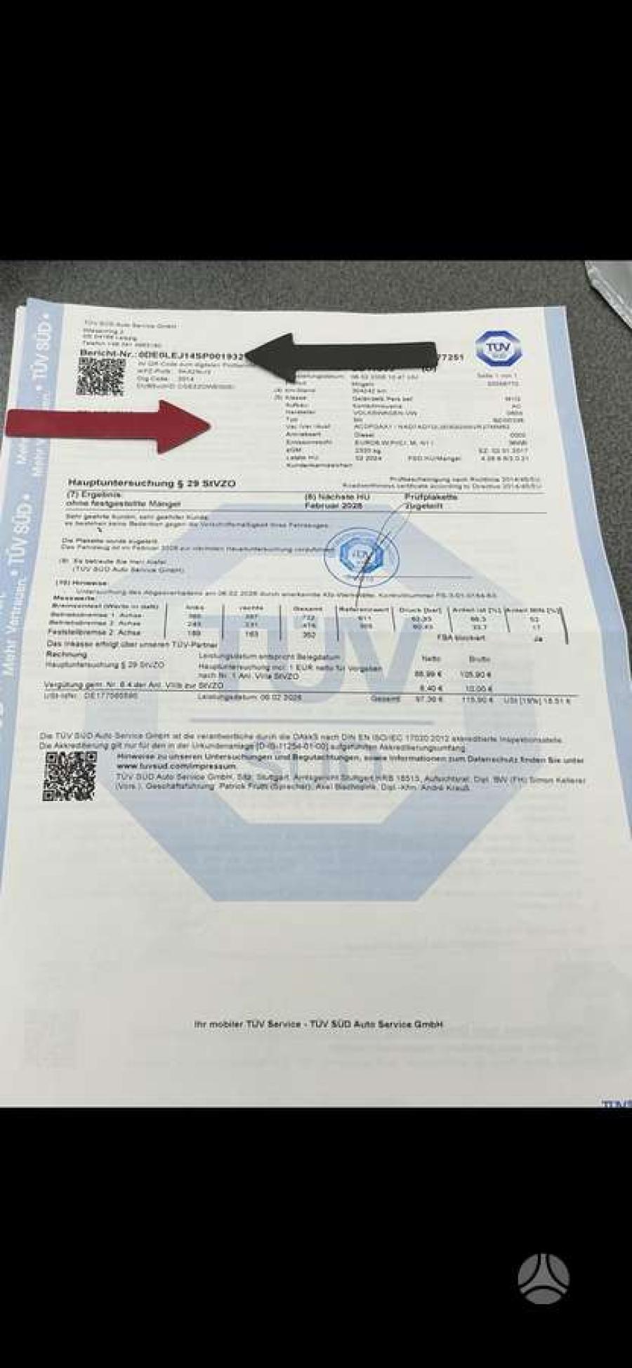 Белый Фольксваген Тигуан 2017 в Пренай, объемом двигателя 1.97 л и пробегом 310 тыс. км за 12999 €, фото 32 на AUTOMOTO.COM.LV