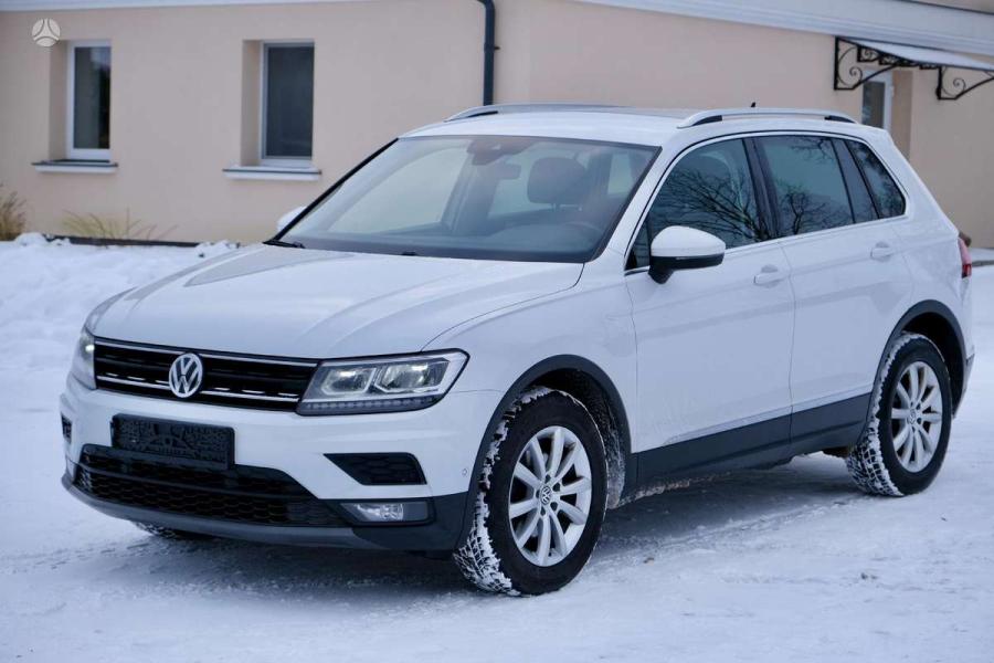 Balts Volkswagen Tiguan 2018 Kauņa, ar dzinēja tilpumu 1.97 L un nobraukumu 244 tūkst. km par 16990 €, foto 1 vietnē AUTOMOTO.COM.LV
