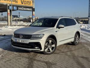 White Volkswagen Tiguan 2018 in Vilnius, with an engine capacity of 1.98 L and mileage of 178 thousand km for 16900 €, photo  on AUTOMOTO.COM.LV