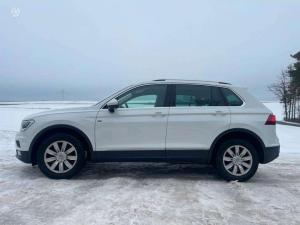 White Volkswagen Tiguan 2018 in Vilnius, with an engine capacity of 1.97 L and mileage of 201 thousand km for 18500 €, photo  on AUTOMOTO.COM.LV