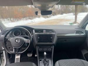 White Volkswagen Tiguan 2018 in Vilnius, with an engine capacity of 1.97 L and mileage of 201 thousand km for 18500 €, photo 6 on AUTOMOTO.COM.LV