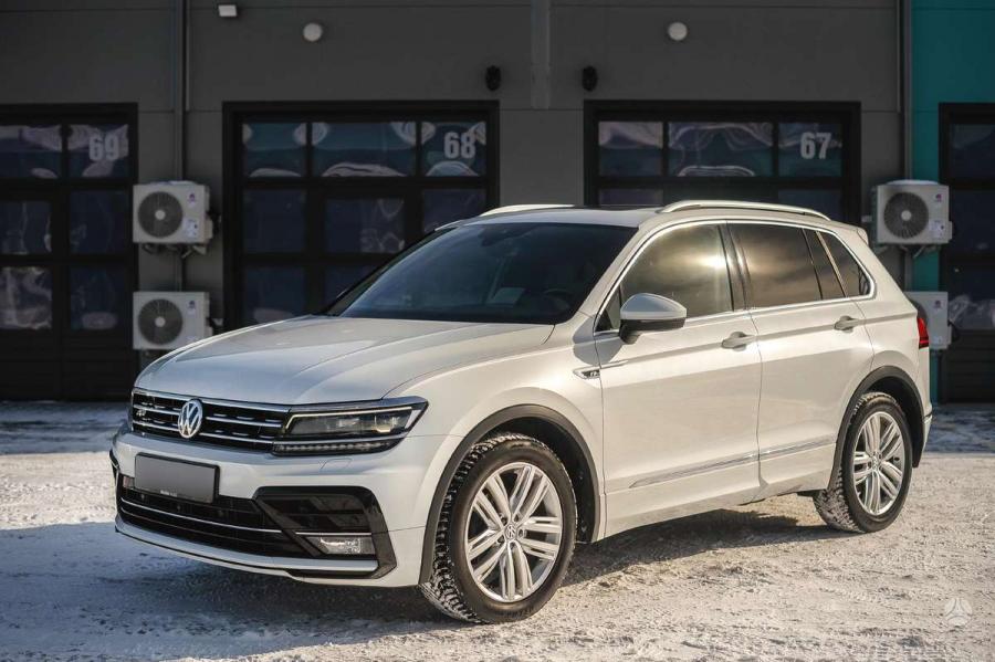 Balts Volkswagen Tiguan 2018 Kauņa, ar dzinēja tilpumu 1.40 L un nobraukumu 153 tūkst. km par 18900 €, foto 1 vietnē AUTOMOTO.COM.LV