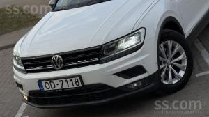 White Volkswagen Tiguan 2018 in Jurmala, with an engine capacity of 2.00 L and mileage of 0 thousand km for 14950 €, photo 4 on AUTOMOTO.COM.LV