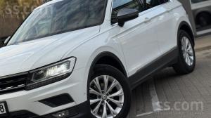 White Volkswagen Tiguan 2018 in Jurmala, with an engine capacity of 2.00 L and mileage of 0 thousand km for 14950 €, photo 6 on AUTOMOTO.COM.LV