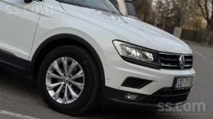 White Volkswagen Tiguan 2018 in Jurmala, with an engine capacity of 2.00 L and mileage of 0 thousand km for 14950 €, photo 9 on AUTOMOTO.COM.LV