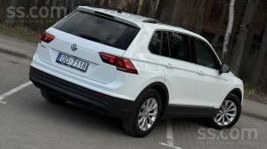 White Volkswagen Tiguan 2018 in Jurmala, with an engine capacity of 2.00 L and mileage of 0 thousand km for 14950 €, photo 13 on AUTOMOTO.COM.LV