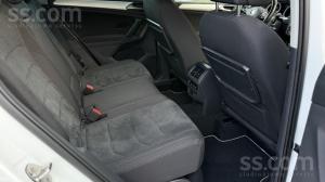 White Volkswagen Tiguan 2018 in Jurmala, with an engine capacity of 2.00 L and mileage of 0 thousand km for 14950 €, photo 23 on AUTOMOTO.COM.LV