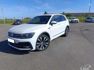 White Volkswagen Tiguan 2018 in Vilnius, with an engine capacity of 1.97 L and mileage of 96 thousand km for 19900 €, photo  on AUTOMOTO.COM.LV