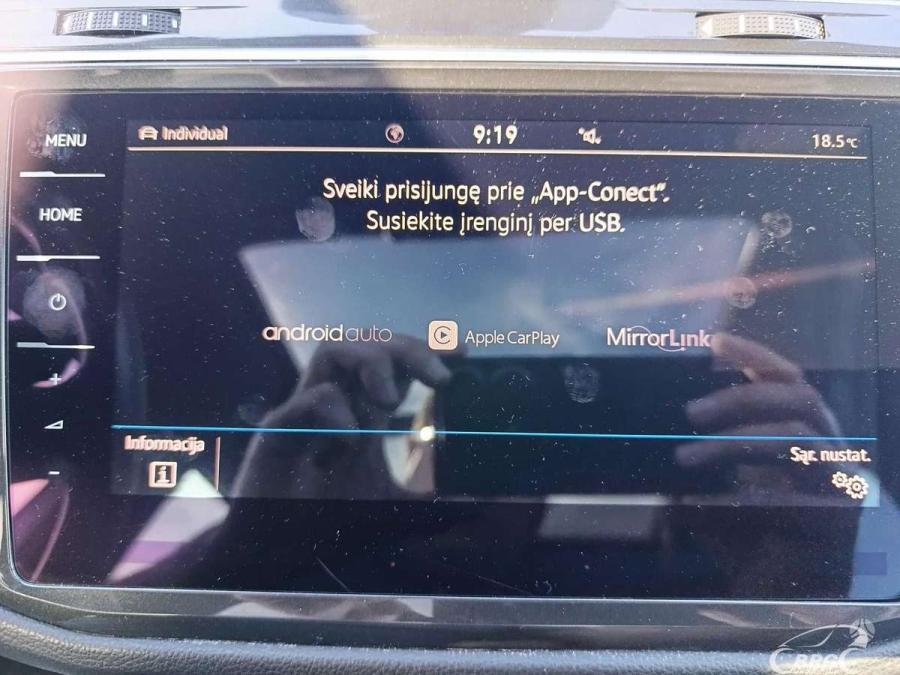Balts Volkswagen Tiguan 2018 Viļņa, ar dzinēja tilpumu 1.97 L un nobraukumu 96 tūkst. km par 19900 €, foto 29 vietnē AUTOMOTO.COM.LV