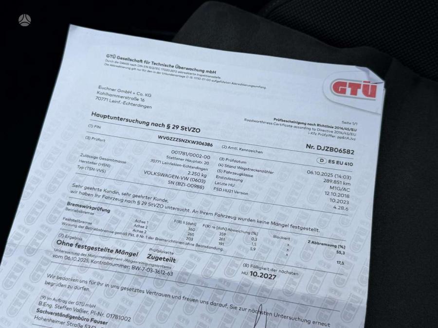 Белый Фольксваген Тигуан 2018 в Утена, объемом двигателя 1.97 л и пробегом 294 тыс. км за 15750 €, фото 52 на AUTOMOTO.COM.LV