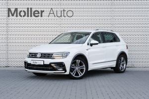White Volkswagen Tiguan 2018 in Marupe, with an engine capacity of 2.00 L and mileage of 151 thousand km for 18800 €, photo  on AUTOMOTO.COM.LV
