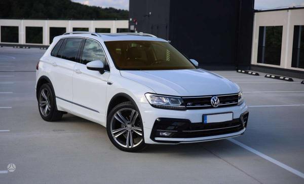 Balts Volkswagen Tiguan 2018 Viļņa, ar dzinēja tilpumu 1.97 L un nobraukumu 147 tūkst. km par 19950 €, foto 1 vietnē AUTOMOTO.COM.LV