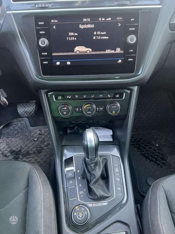 Balts Volkswagen Tiguan 2018 Viļņa, ar dzinēja tilpumu 1.97 L un nobraukumu 253 tūkst. km par 14600 €, foto 7 vietnē AUTOMOTO.COM.LV