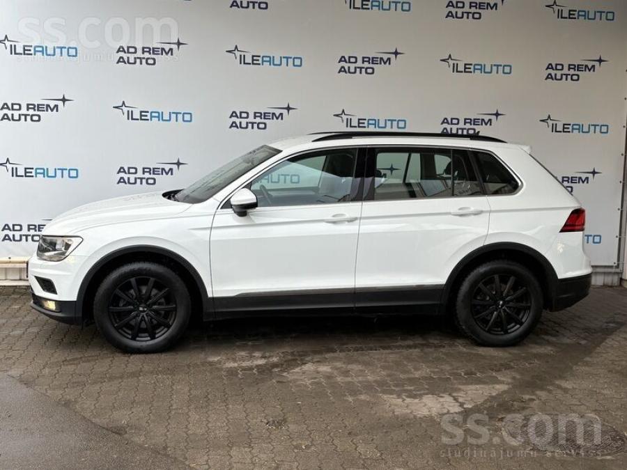 White Volkswagen Tiguan 2019 in Riga, with an engine capacity of 1.50 L and mileage of 118 thousand km for 18500 €, photo 2 on AUTOMOTO.COM.LV