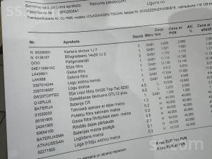 White Volkswagen Tiguan 2019 in Riga, with an engine capacity of 1.50 L and mileage of 118 thousand km for 18500 €, photo 32 on AUTOMOTO.COM.LV
