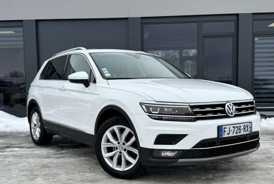 Balts Volkswagen Tiguan 2019 Tauragė, ar dzinēja tilpumu 2.00 L un nobraukumu 252 tūkst. km par 14400 €, foto 3 vietnē AUTOMOTO.COM.LV
