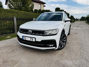 White Volkswagen Tiguan 2019 in Riga, with an engine capacity of 2.00 L and mileage of 140 thousand km for 25500 €, photo  on AUTOMOTO.COM.LV