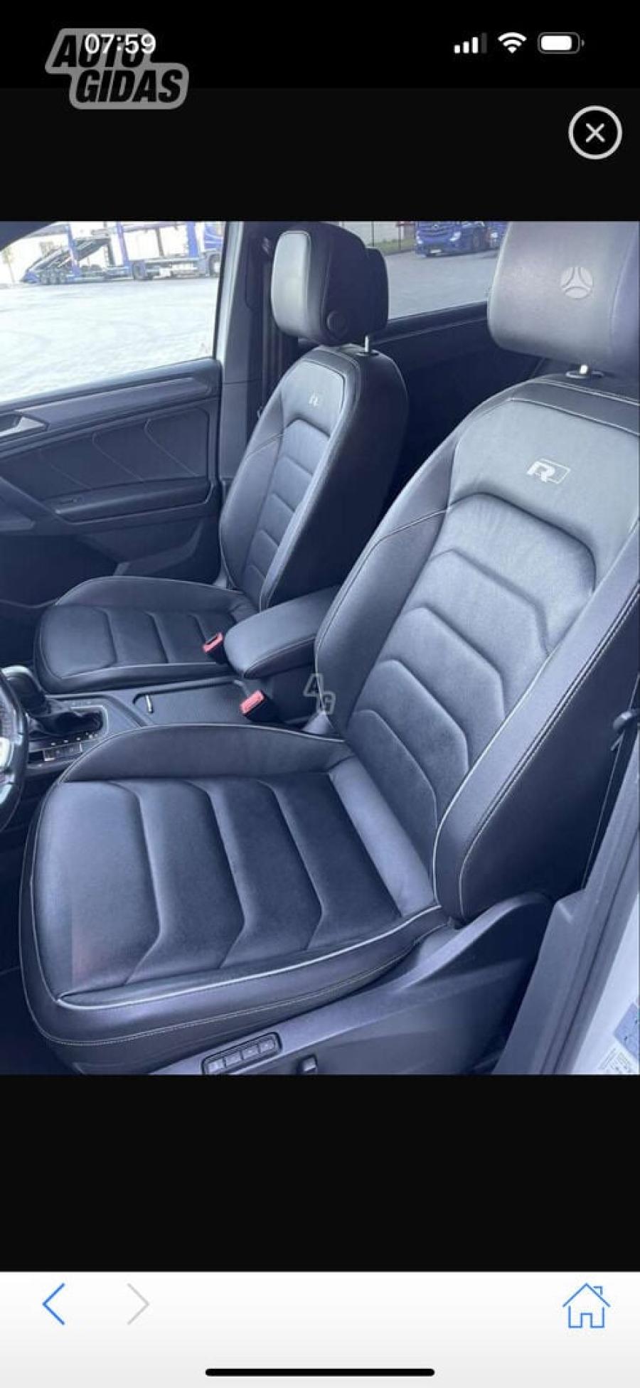 White Volkswagen Tiguan 2019 in Kaunas, with an engine capacity of 2.00 L and mileage of 364 thousand km for 15500 €, photo 8 on AUTOMOTO.COM.LV