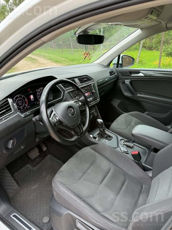 Balts Volkswagen Tiguan 2019 Cēsis, ar dzinēja tilpumu 2.00 L un nobraukumu 155 tūkst. km par 21850 €, foto 8 vietnē AUTOMOTO.COM.LV