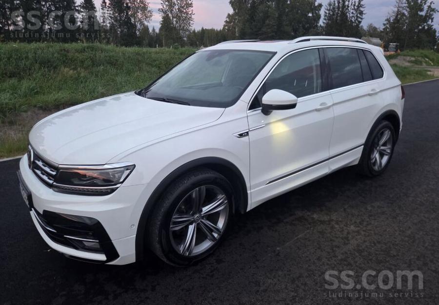 Balts Volkswagen Tiguan 2019 Rīga, ar dzinēja tilpumu 2.00 L un nobraukumu 210 tūkst. km par 17900 €, foto 1 vietnē AUTOMOTO.COM.LV
