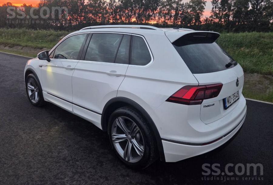 Balts Volkswagen Tiguan 2019 Rīga, ar dzinēja tilpumu 2.00 L un nobraukumu 210 tūkst. km par 17900 €, foto 5 vietnē AUTOMOTO.COM.LV