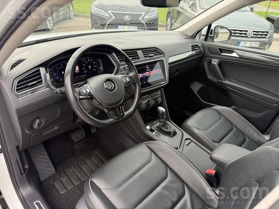Balts Volkswagen Tiguan 2019 Jelgava, ar dzinēja tilpumu 2.00 L un nobraukumu 0 tūkst. km par 18750 €, foto 9 vietnē AUTOMOTO.COM.LV